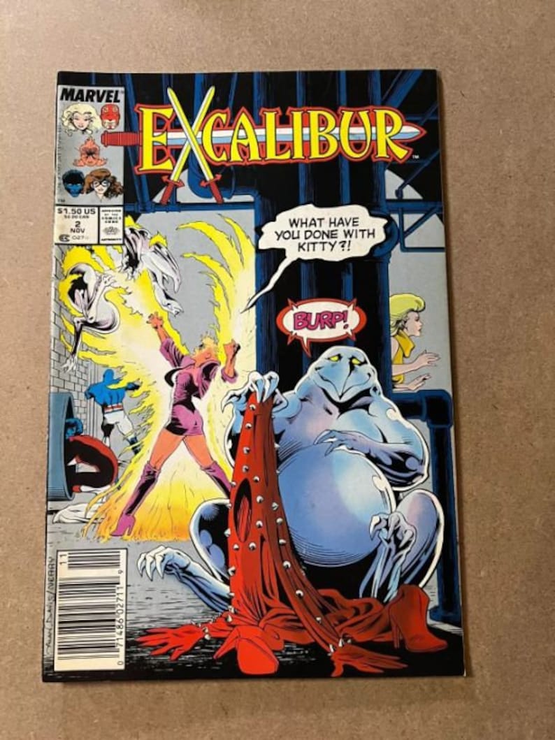 Excalibur 2 Kitty Pryde Captain Britain Nightcrawler Marvel Comics BK4 - Etsy