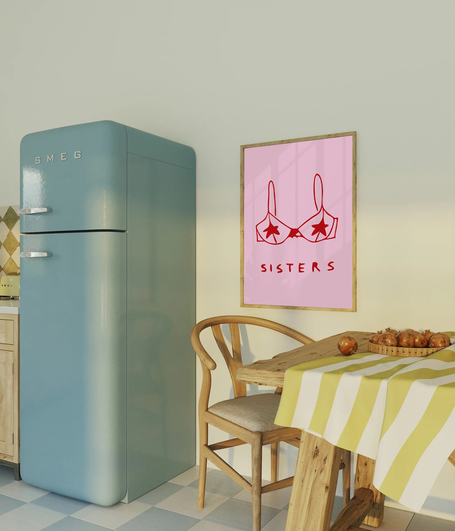 Vintage Apartment Decor, Y2K Bra Poster, Coquette Lingerie Print ...