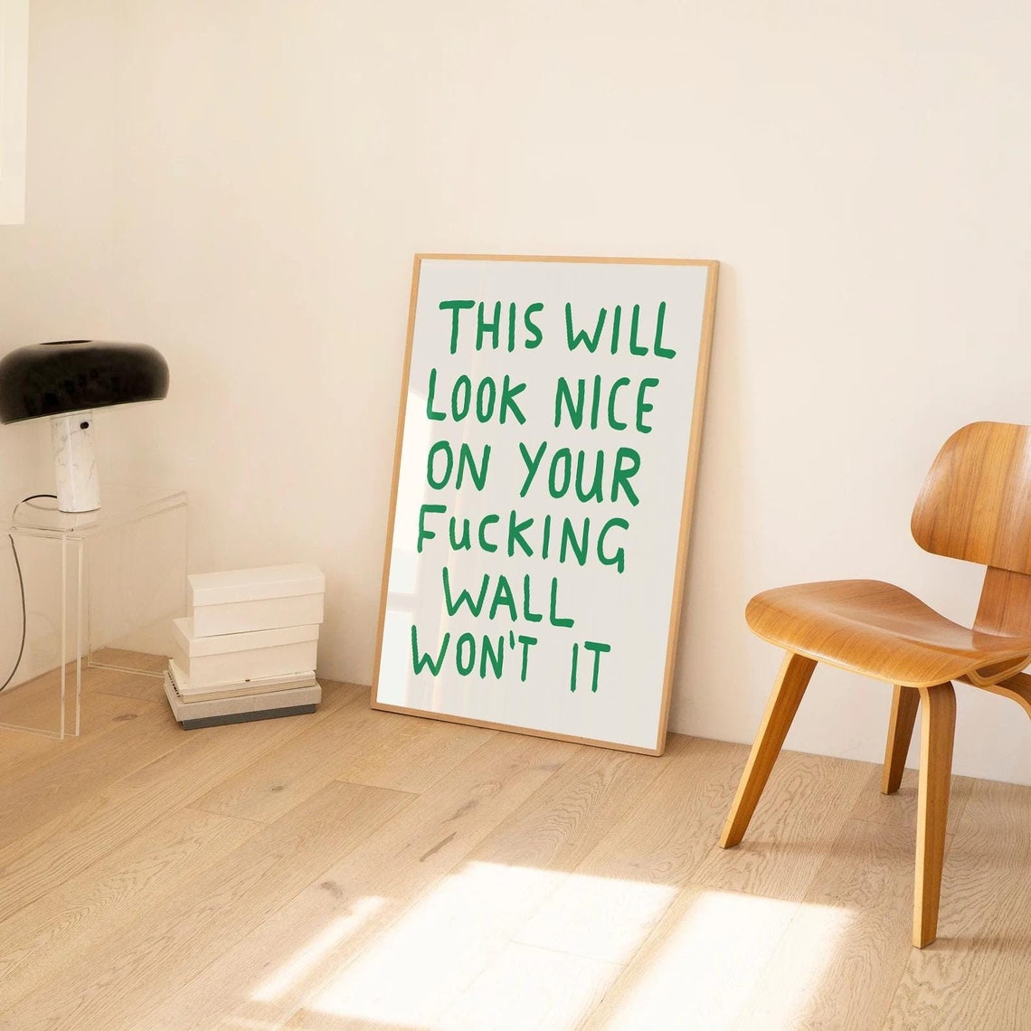 Sweary Prints, Rude Office Wall Decor, Funny Room Decor, Typography Art ...