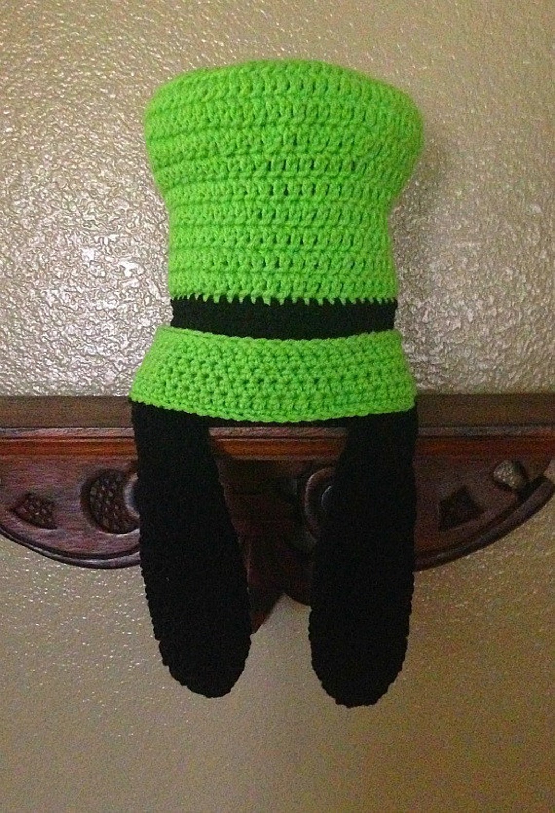 Goofy Hat, Goofy Costume, Halloween Costume, Goofy Ears Hat, Crochet ...
