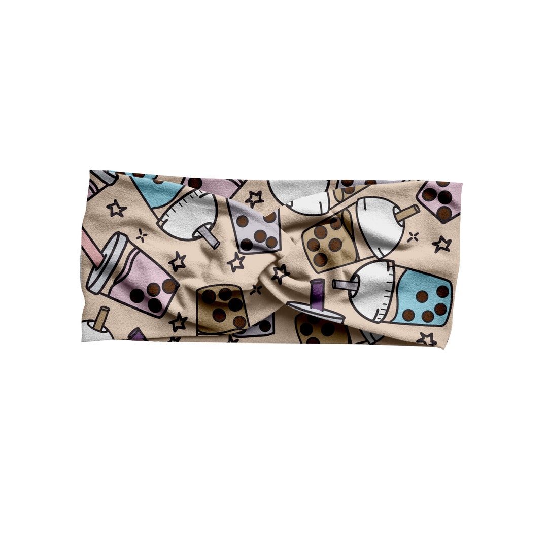 Bubble Tea Headband Turban Headband - Etsy