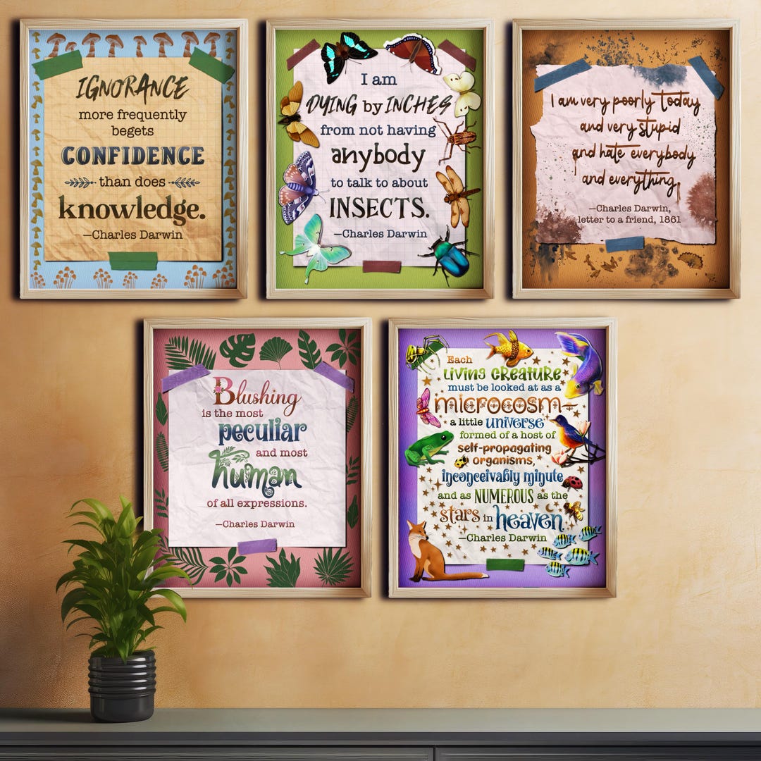Printable Science Poster Set: Downloadable Inspiring Quote Set for ...