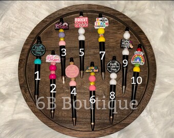 Custom Beaded Pens Made to Order - Etsy