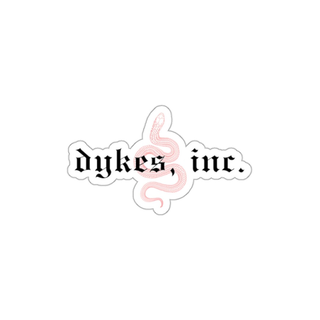 Dykes, Inc. Logo Sticker - Etsy
