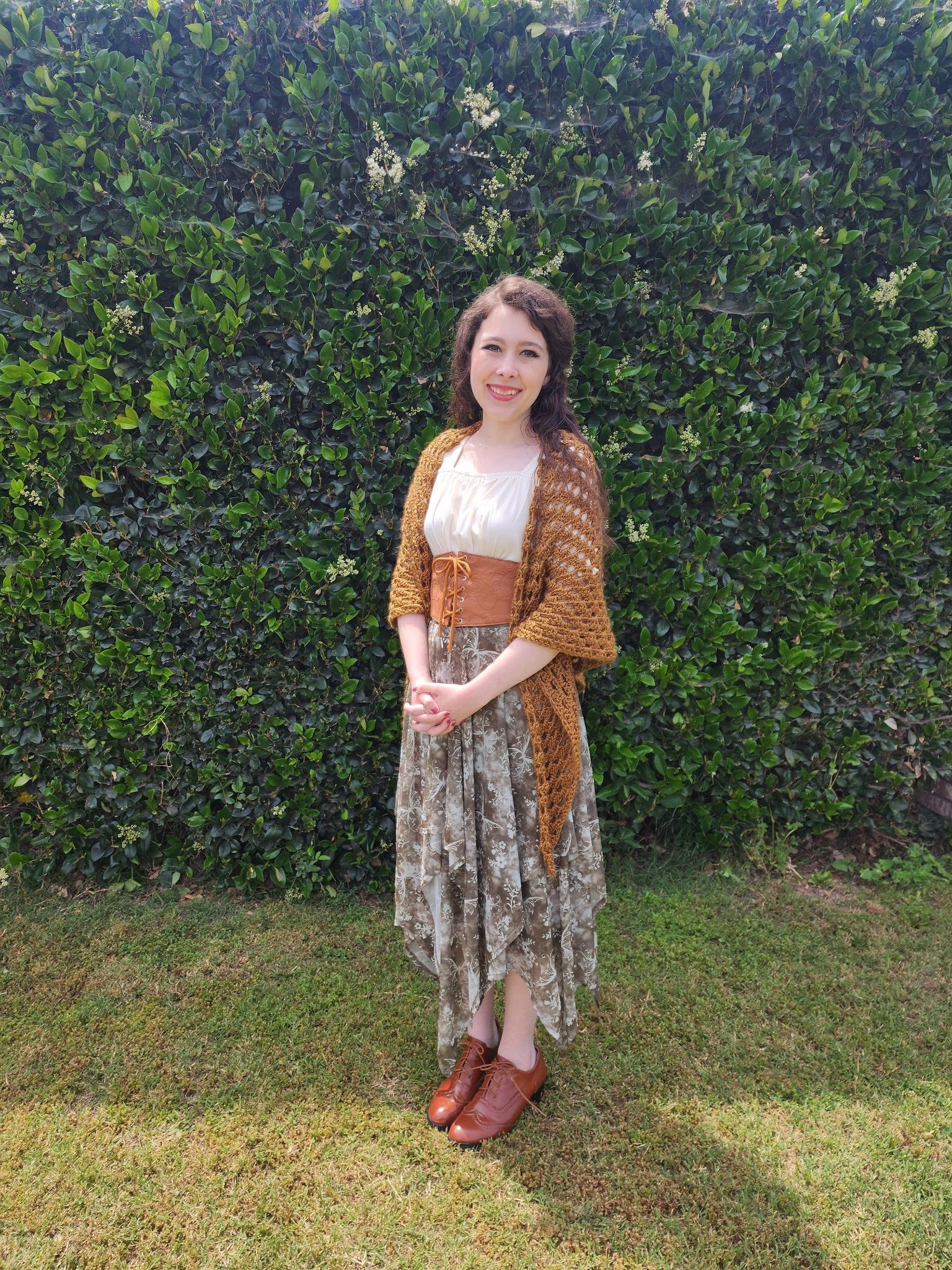 Cottagecore Hand-crocheted Shawl - Etsy