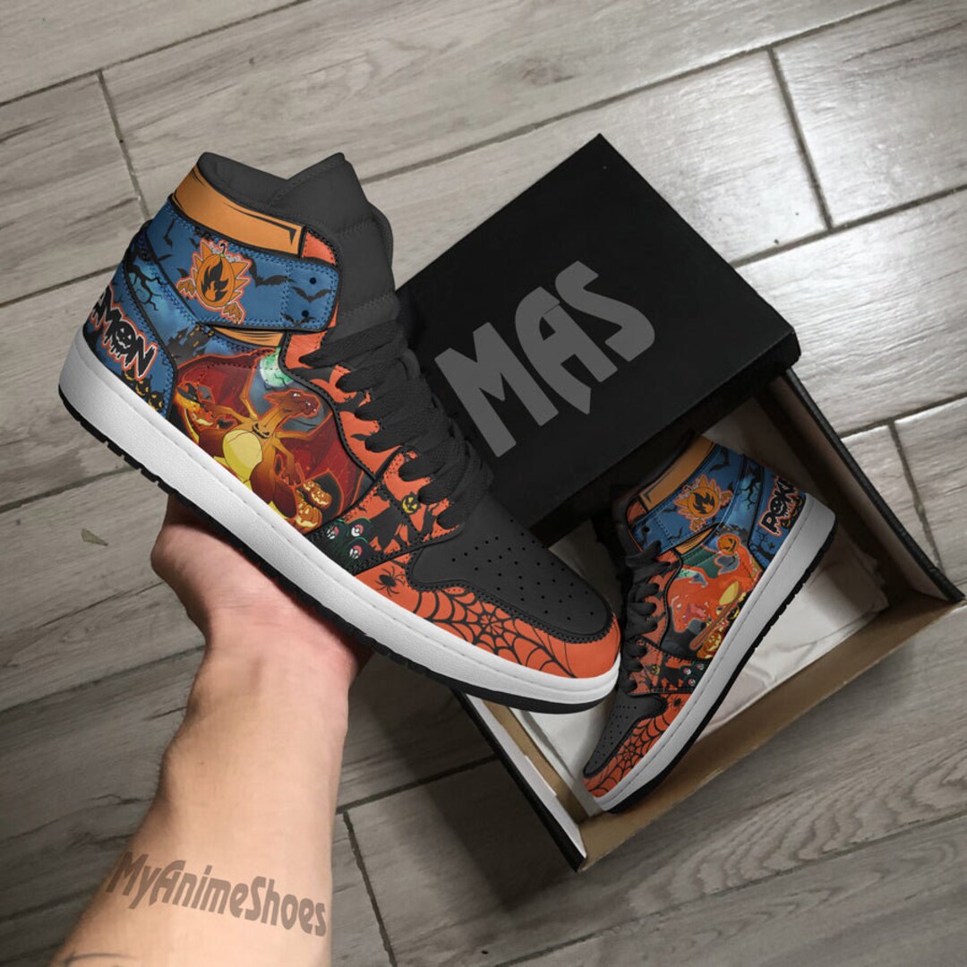 Personalizable Pokemon Hi-top Sneakers Charizard JD1 Shoes - Etsy