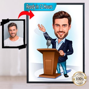 Personalized Speaker Caricature: A Unique and Memorable Gift for Public ...