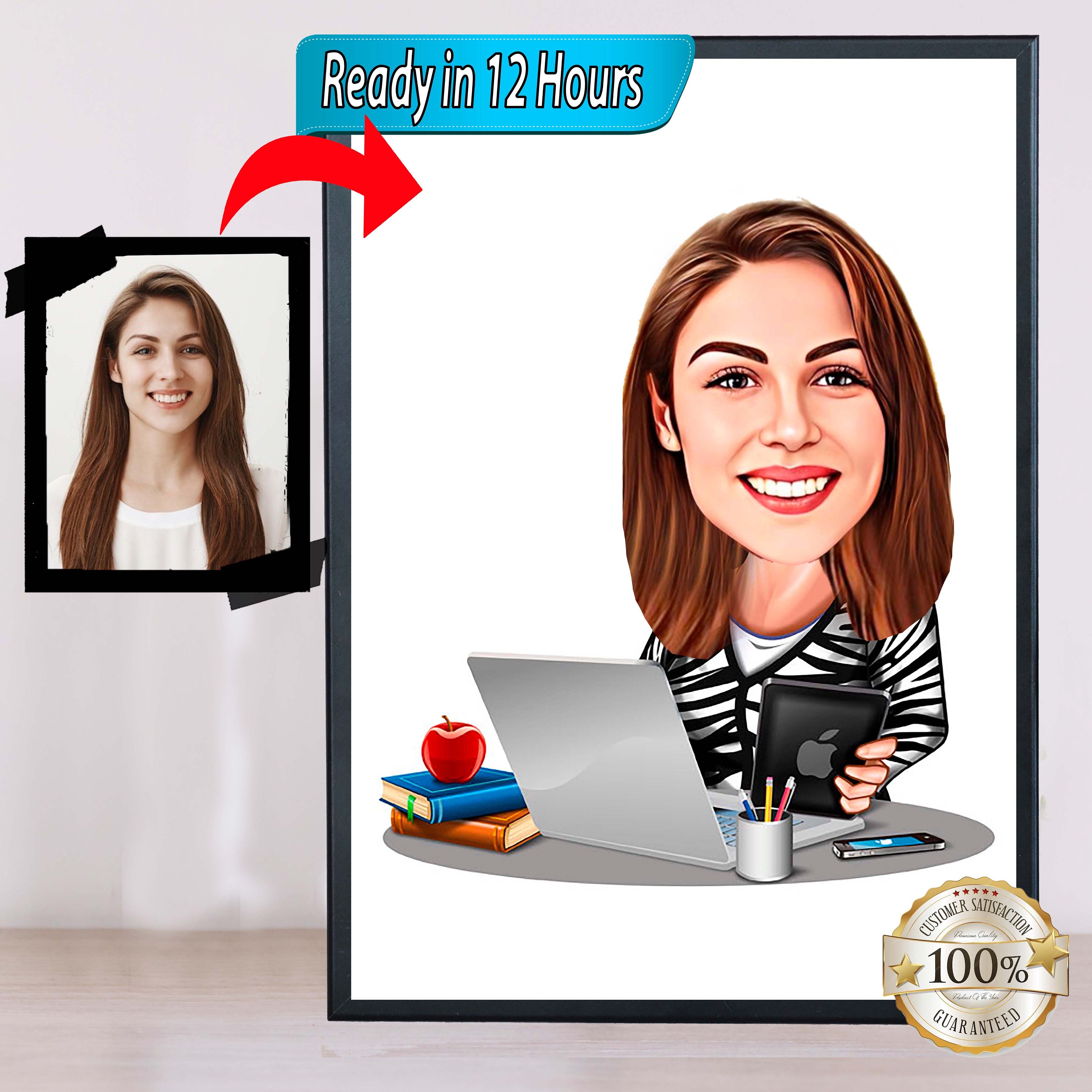 Administrative Assistant Cartoon From Photo, Funny Administrative ...