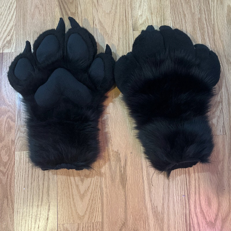 Black Fursuit Paws - Etsy