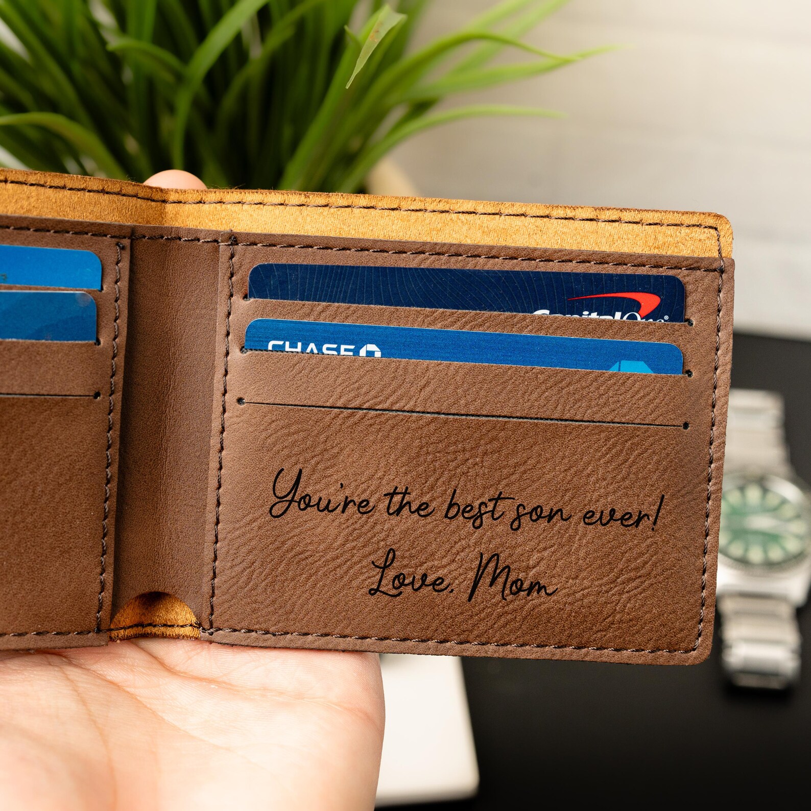 Kids Personalized Wallets, Wallet for Son, Gift From Mom to Son ...