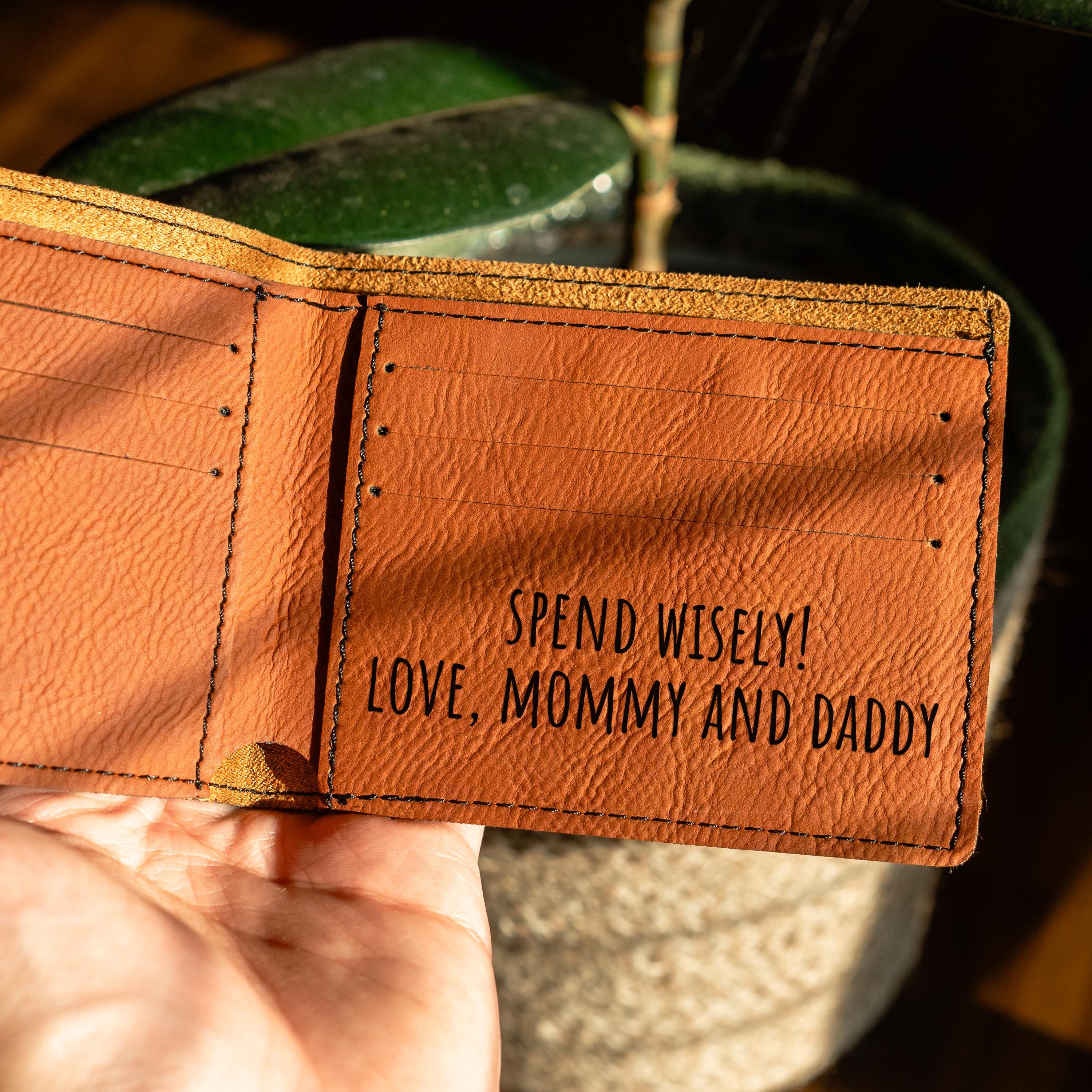 Kids Personalized Wallets, Boys Wallets Teen Boy Wallet, Personalized ...