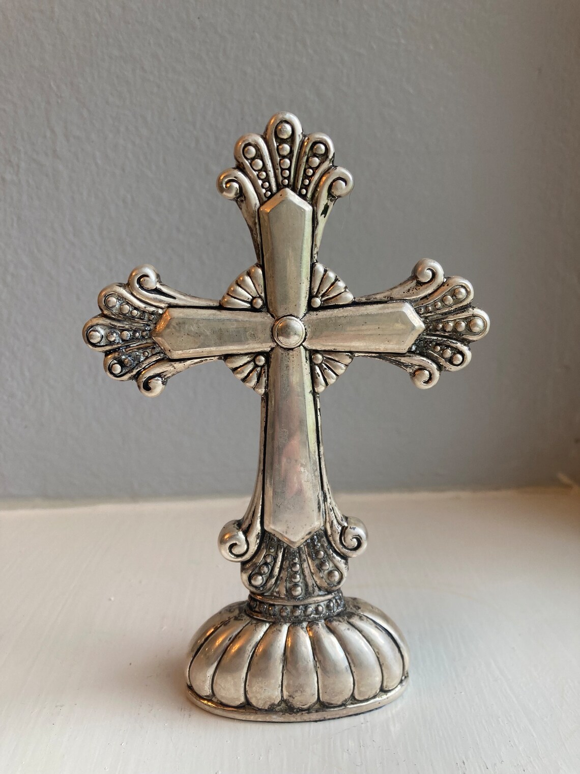 Reed and Barton Silverplated Standing Cross - Etsy