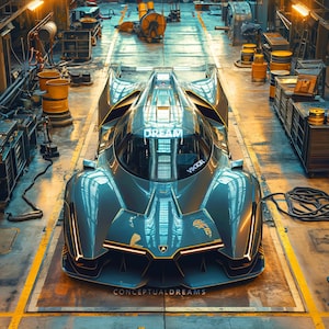 Cyberpunk Ai Lambo — Ai Generated Art — Lamborghini Concept Art - Etsy