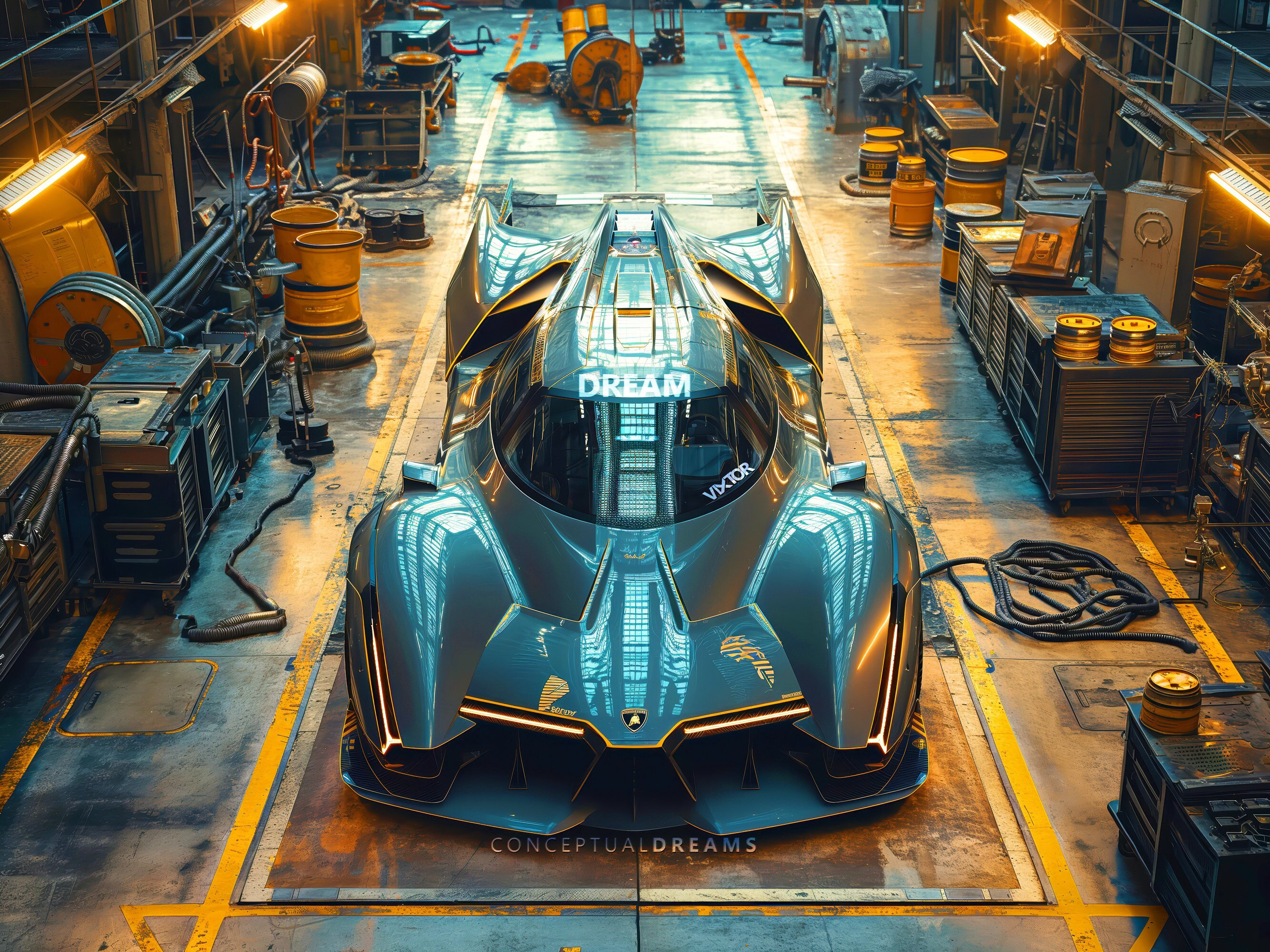 Cyberpunk Ai Lambo — Ai Generated Art — Lamborghini Concept Art - Etsy