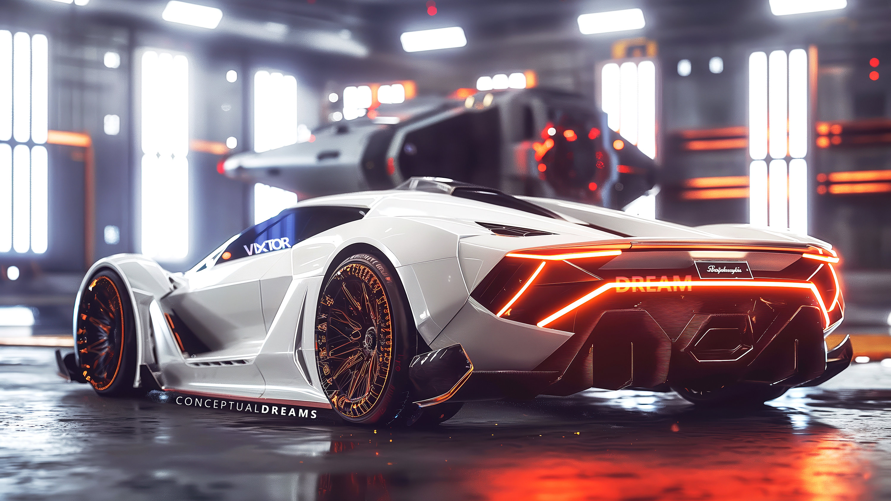 Ai Lamborghini · Ai Cyberpunk Art · Futuristic Ai Concept Art ...