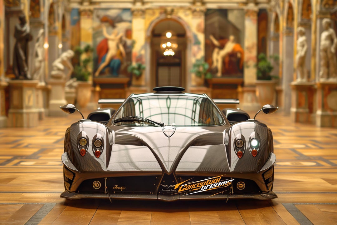 Pagani Zonda - Poster Prints - Concept Car - Gran Turismo Supercar - Etsy