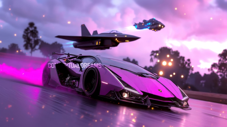 Lamborghini X Fighter Jets Wallpapers | Set of 4 | PC & Laptop ...