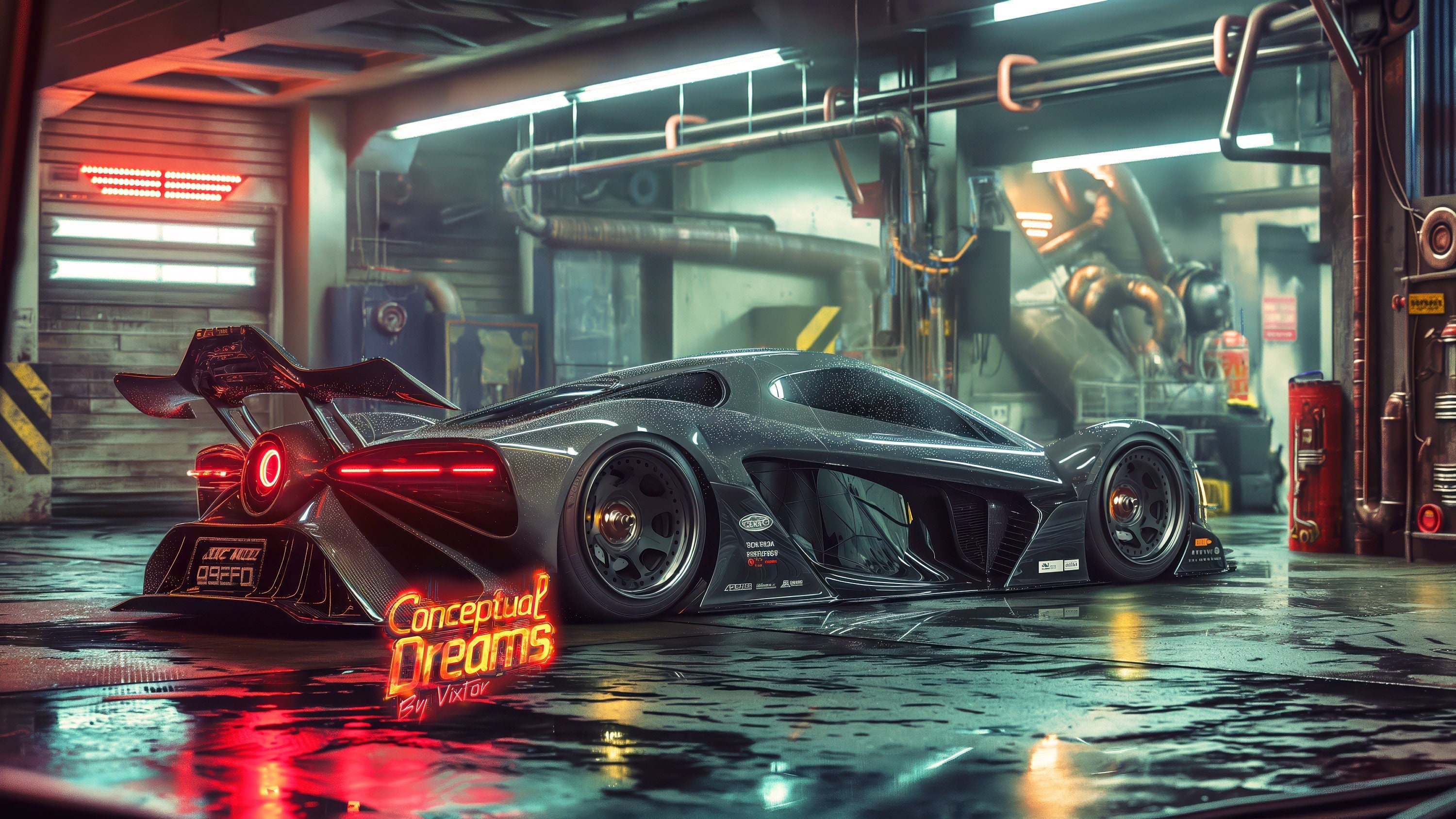 Futuristic Hypercar - Ai Concept Car Art - Conceptual Dreams by Vixtor ...