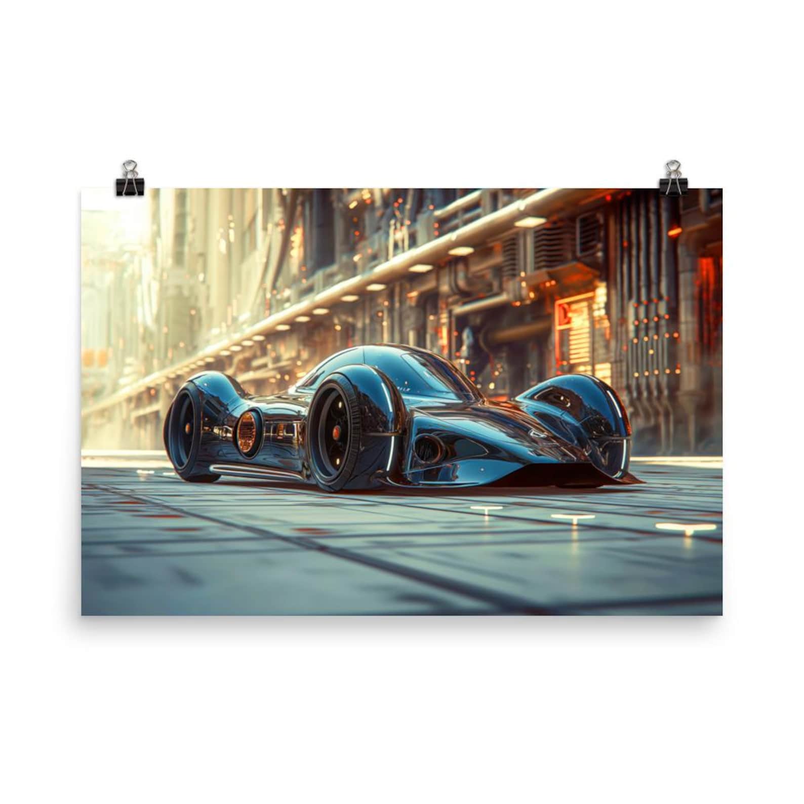 Mercedes Hypercar - Poster Prints - Ai Concept Car - Wall Art - Etsy