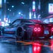 Cyberpunk Corvette - Poster Prints - Ai Wall Art - Etsy