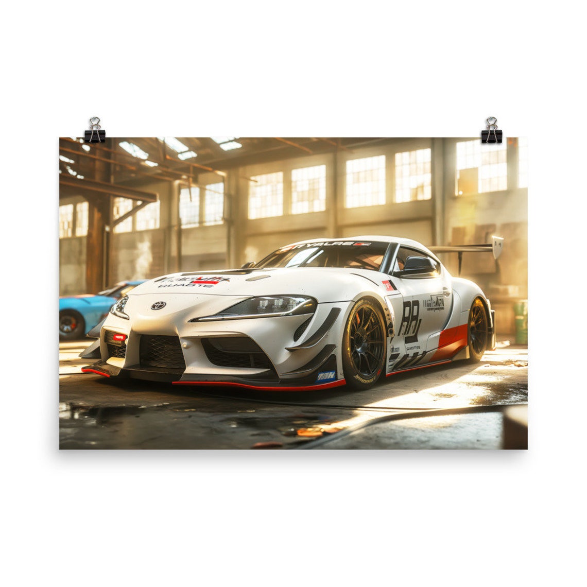 Toyota Supra - Poster Print - Cyberpunk Ai Art - Etsy