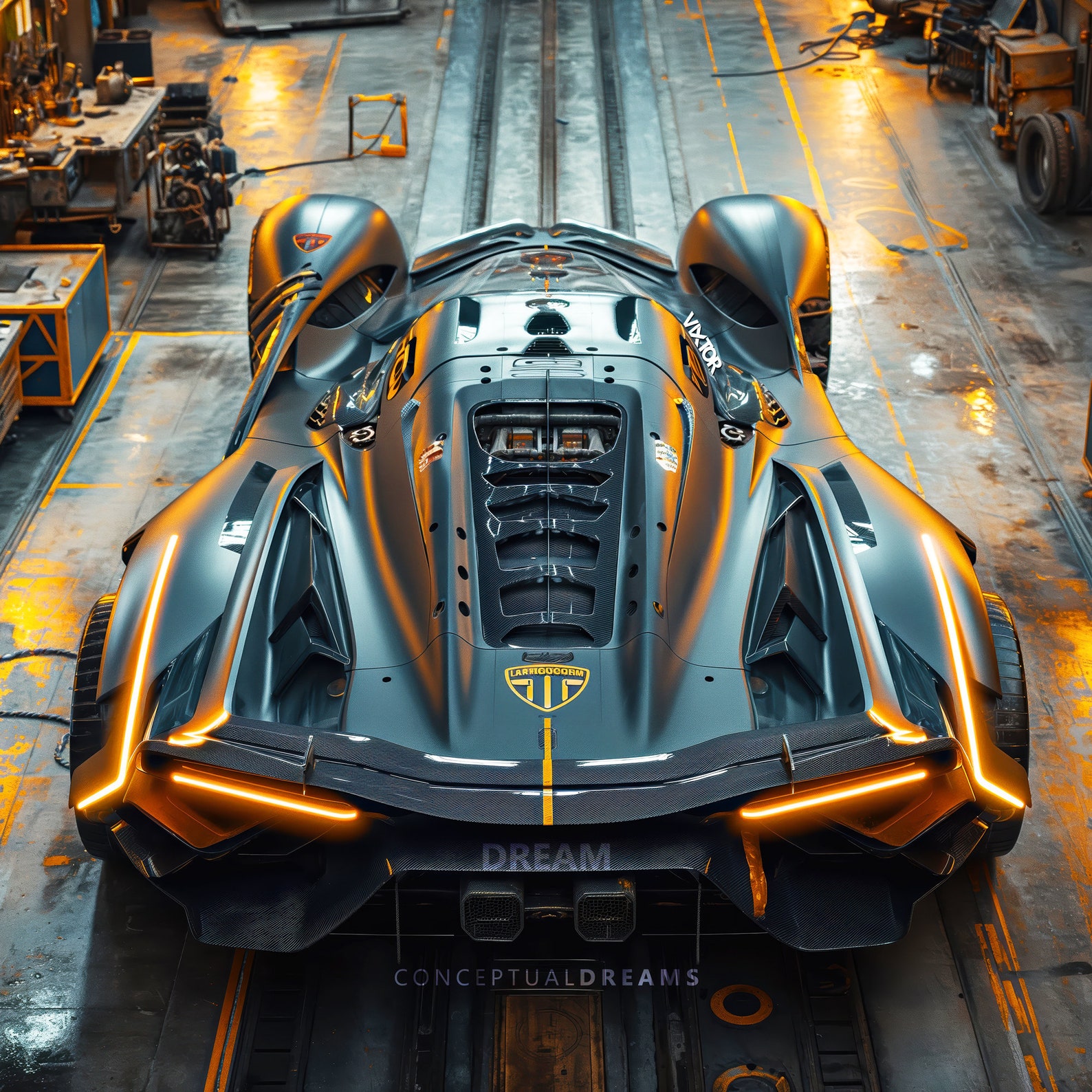 Cyberpunk Ai Lambo — Ai Generated Art — Lamborghini Concept Car - Etsy