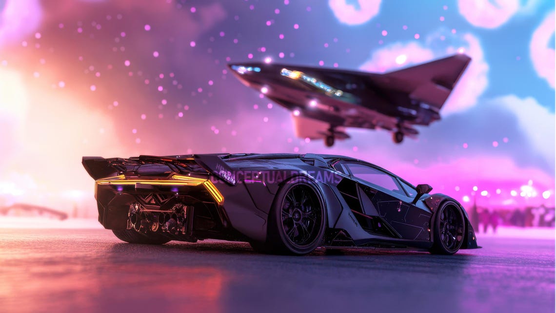 Lamborghini X Fighter Jets Wallpapers | Set of 4 | PC & Laptop ...