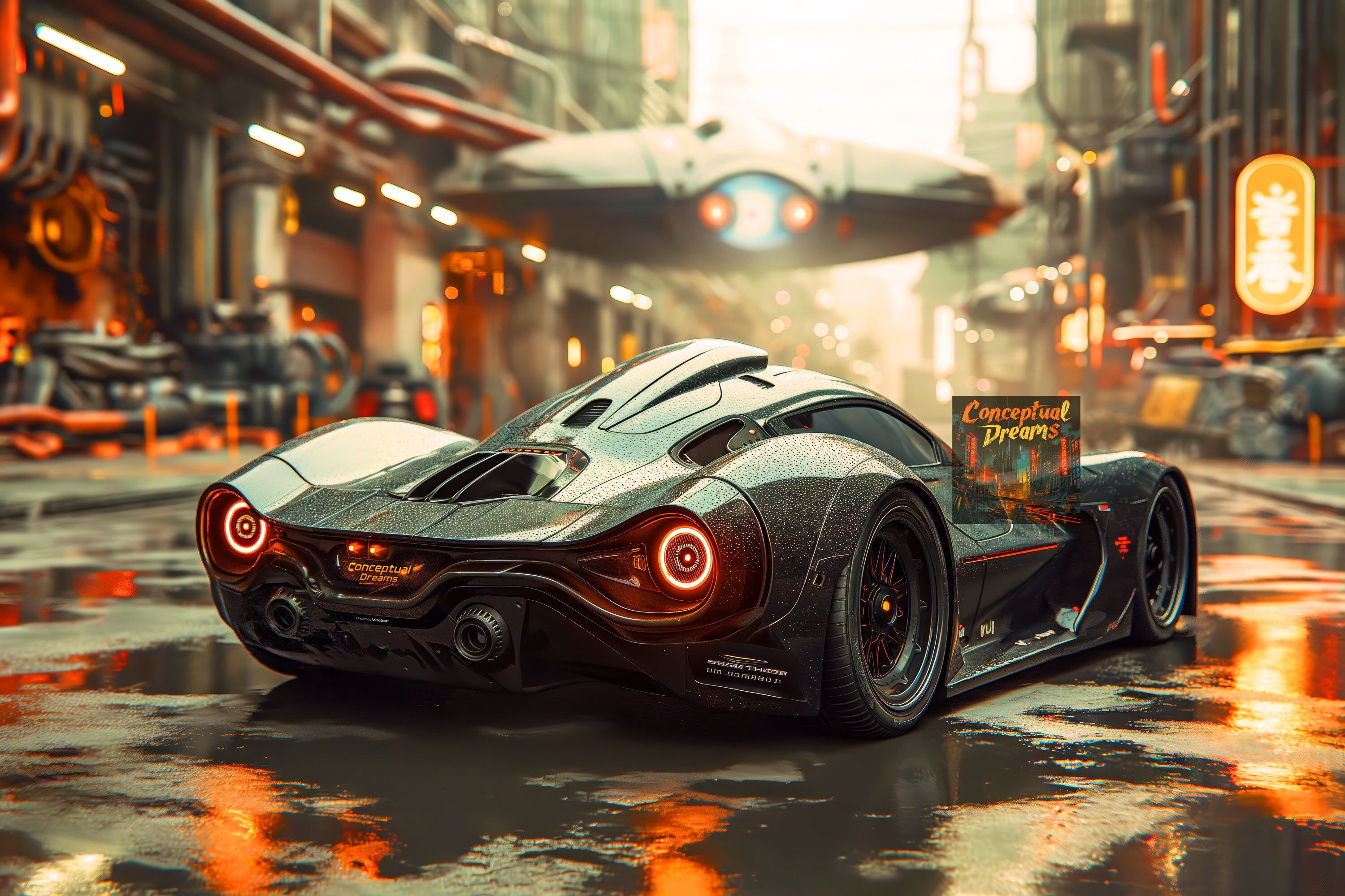 Tesla Roaster Hypercar Poster Print Concept Car Ai Art - Etsy