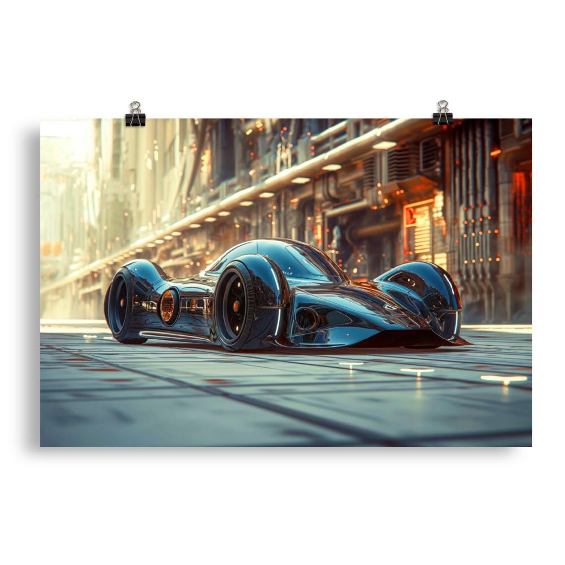 Mercedes Hypercar - Poster Prints - Ai Concept Car - Wall Art - Etsy