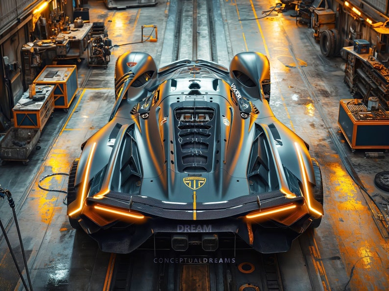 Cyberpunk Ai Lambo — Ai Generated Art — Lamborghini Concept Car - Etsy