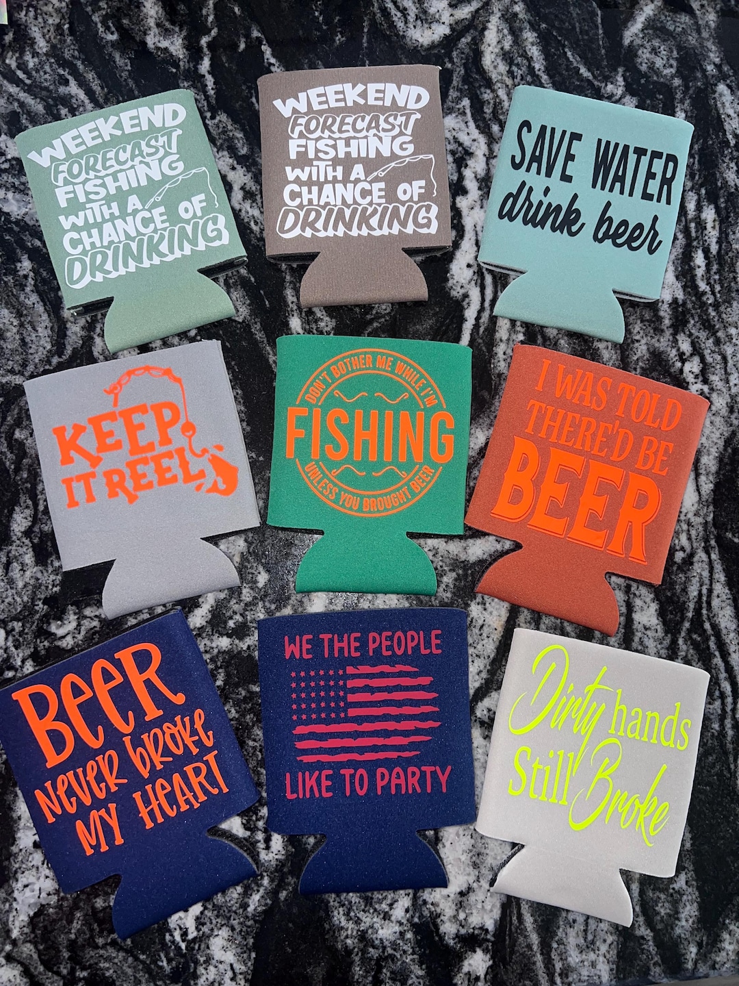 Mens Can Koozie- Guys Drink Koozie- Fishing Koozie- Funny Koozie - Beer ...