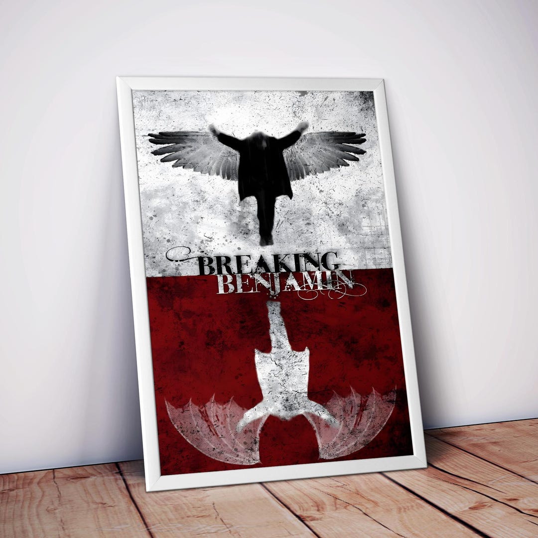 Breaking Benjamin Poster, Rock Band Poster, Concert Poster, High ...