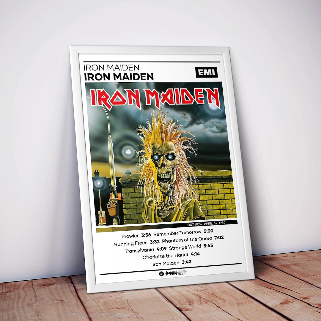 Iron Maiden Iron Maiden Poster, 4 Colors, Metal Music Poster, High ...