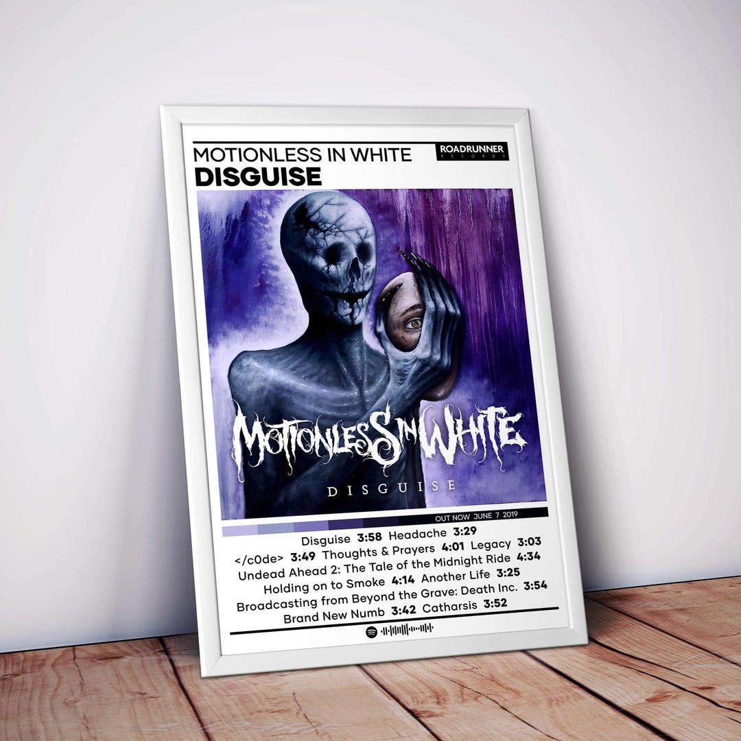 Motionless in White Disguise Poster, 4 Colors, Metalcore Poster, High ...