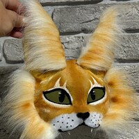Icy Cat Mask - Etsy