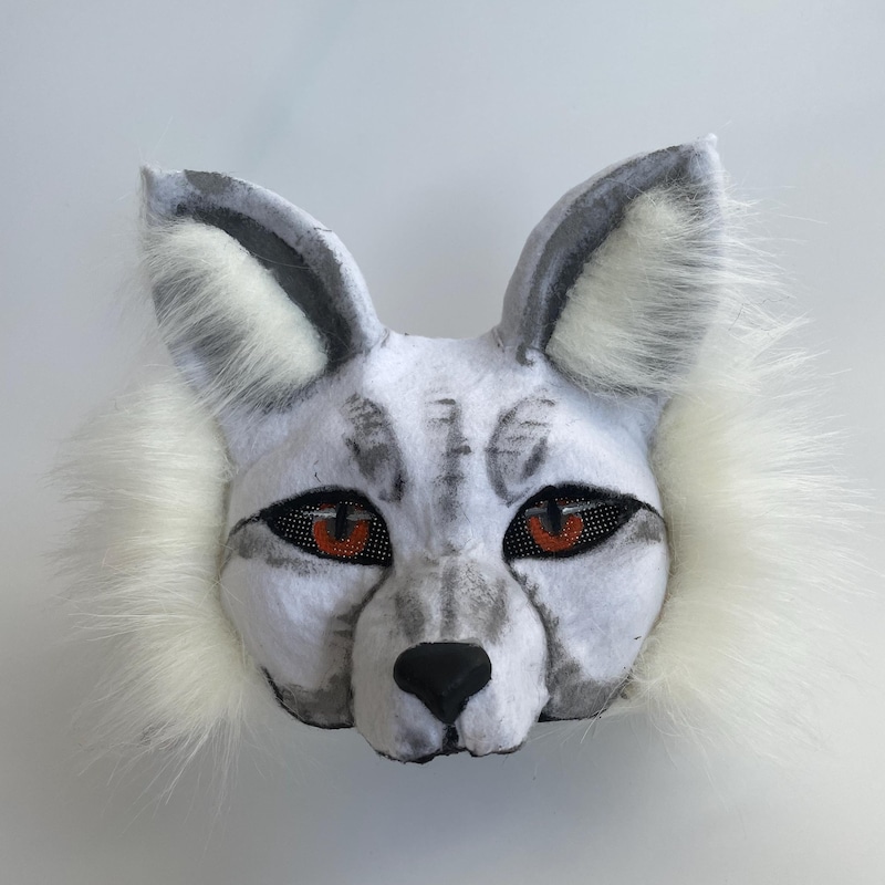 Arctic Fox Therian Mask - Etsy