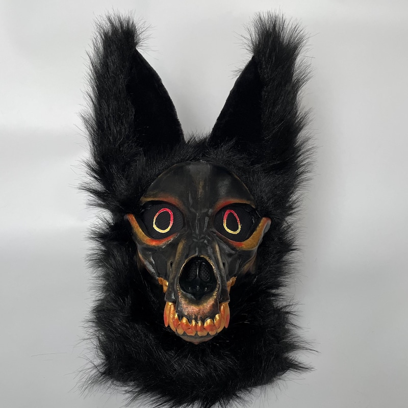 Skull Dog Mask - Etsy