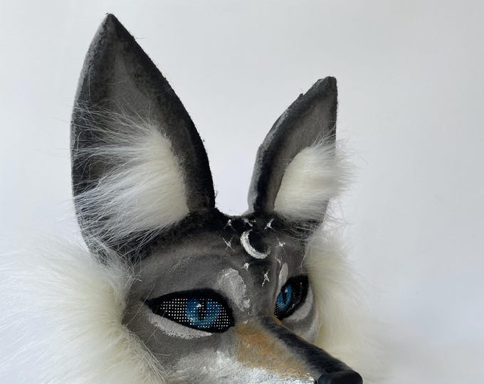 Therian Wolf Canine Werewolf Dog Fox Coyote Mask Quadrobics Gear Furry ...