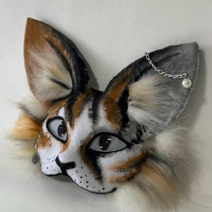 Rockstar Soft Fluffy Mask | Therian Gear | Cosplay Mask | Cat ...