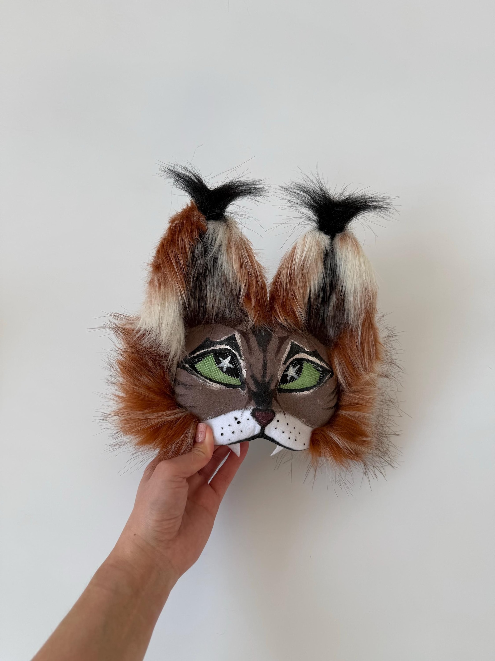 Therian Kitty Mask | Fluffy Cat Mask | Therian Gear | Teen Quadrobics ...