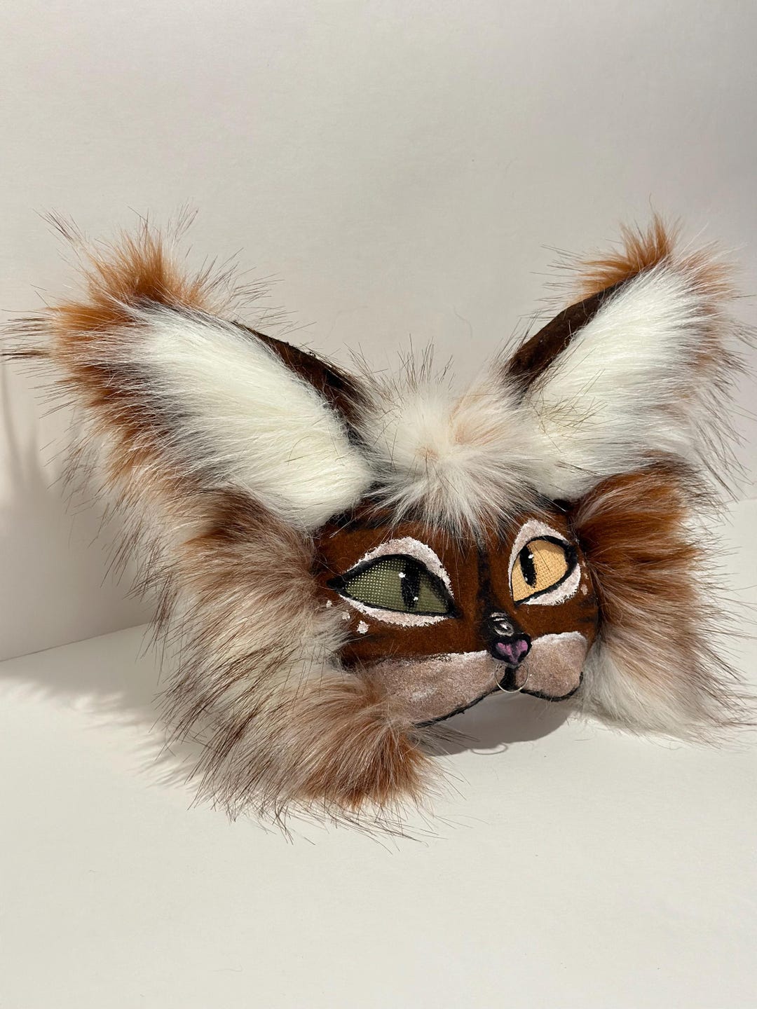 Therian Cat Mask | Animal Faux Fur | Handmade Mask for Therian Cat ...