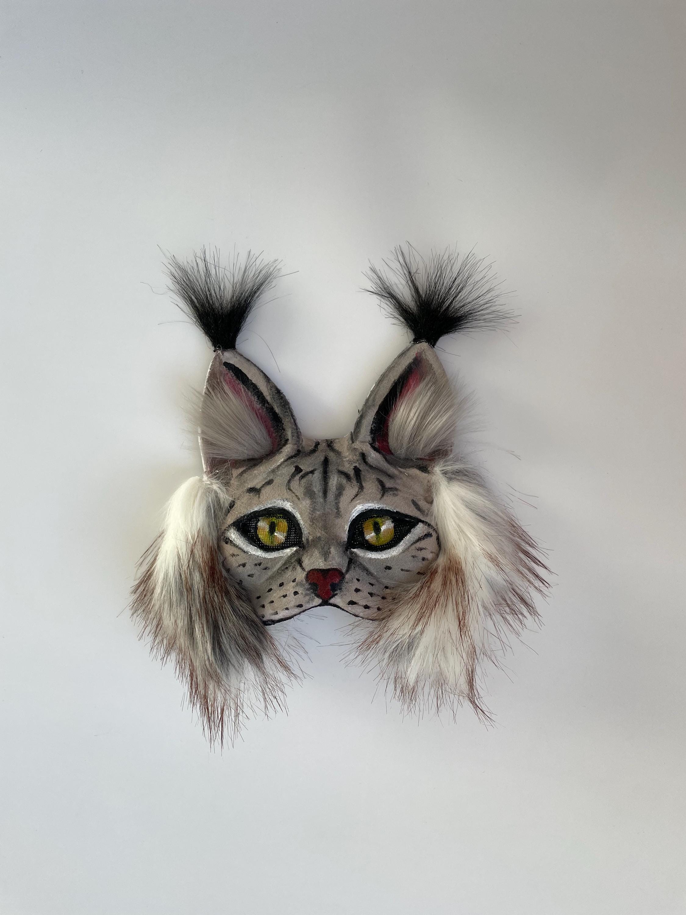 Lynx Theriotype Mask | Handmade Cosplay Mask | Therian Lynx Mask | Faux ...