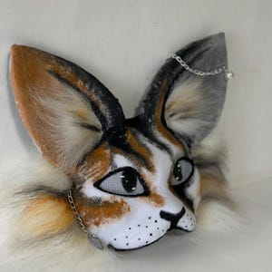 Rockstar Soft Fluffy Mask | Therian Gear | Cosplay Mask | Cat ...