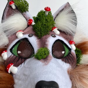 Forest Raccoon Mask | High Quality Masks for Therian | Forest Style ...