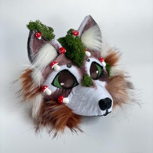 Forest Raccoon Mask | High Quality Masks for Therian | Forest Style ...