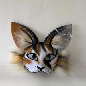 Rockstar Soft Fluffy Mask | Therian Gear | Cosplay Mask | Cat ...