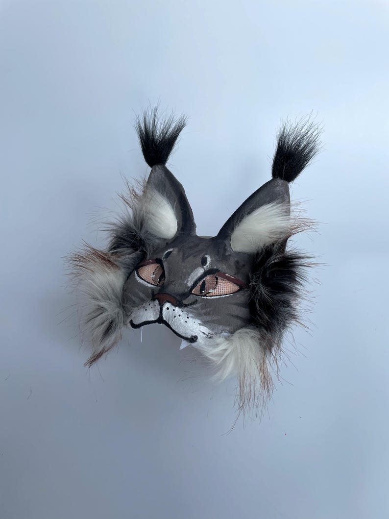 Therian Mask for Quad Runners | Handmade Therian Gray Mask | High ...