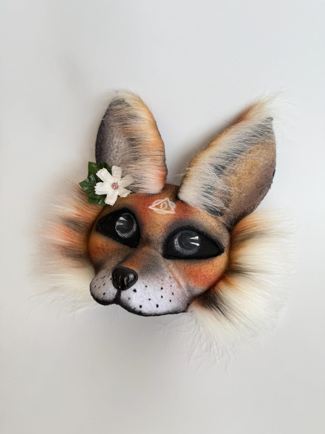 Realistic Fox Therian Mask and Tail Set | Handmade High-quality ...
