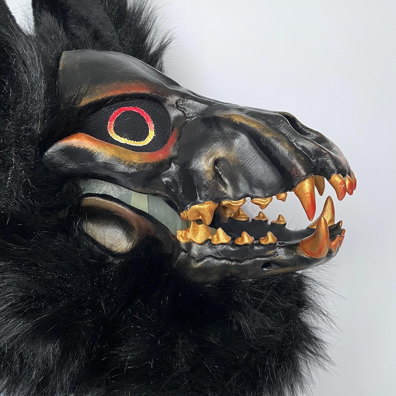 Scary Skull Wolf Fursuit | Realistic Wolf Mask | Furry Fans Cosplay ...