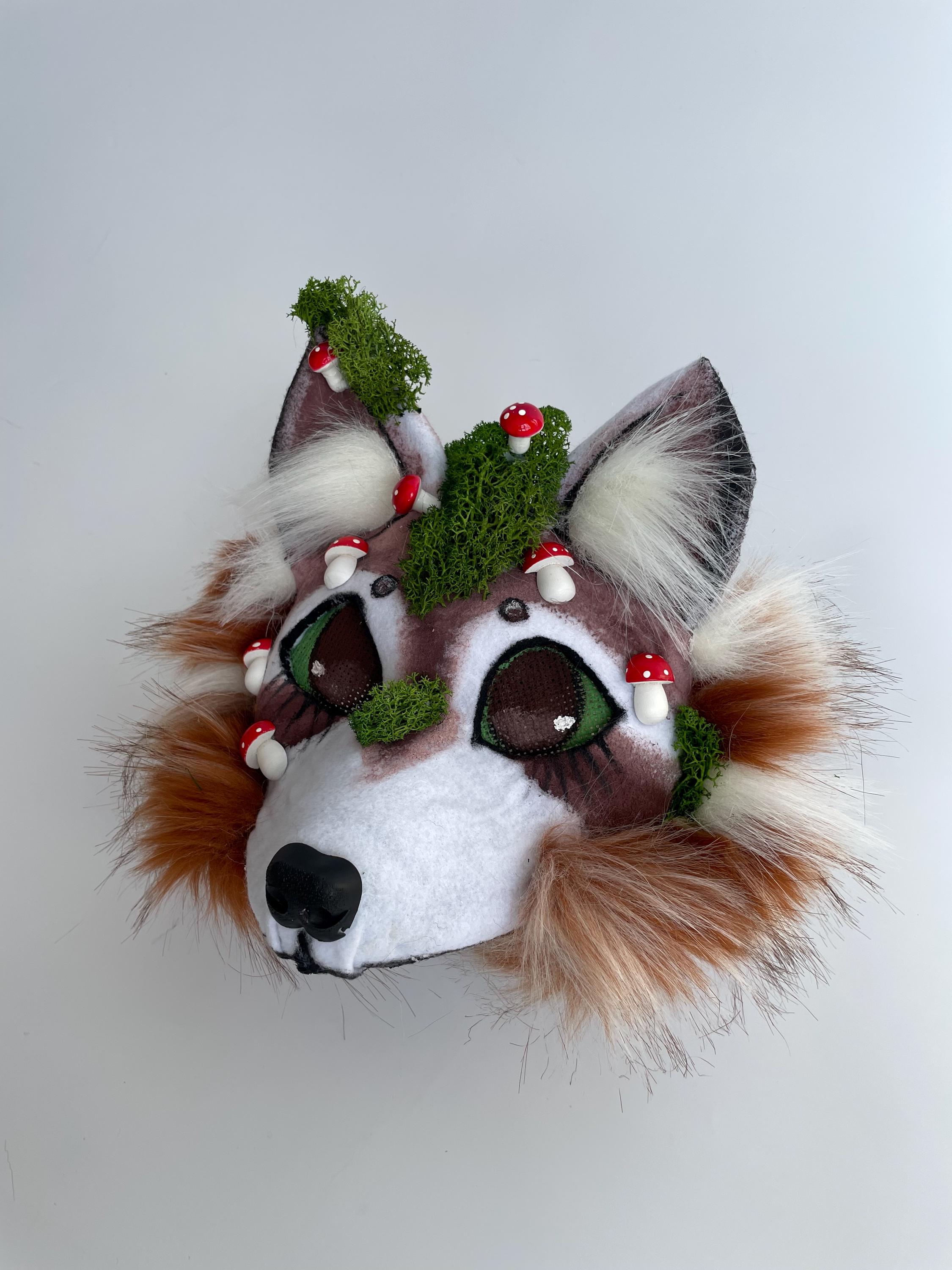 Forest Raccoon Mask | High Quality Masks for Therian | Forest Style ...